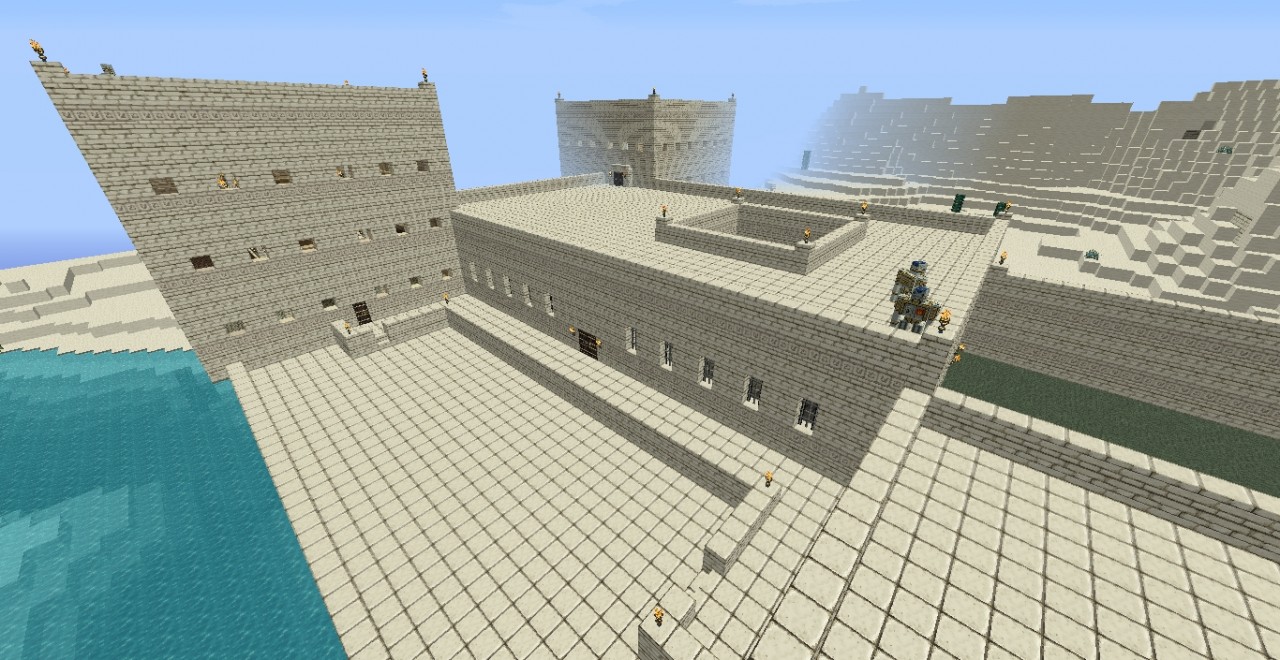 Desert Fortress Minecraft Map