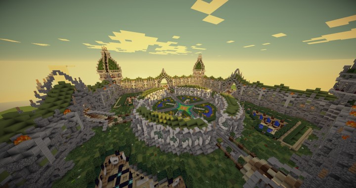 [Qrillian Faction Builds] Greek Roman Spawn Minecraft Map