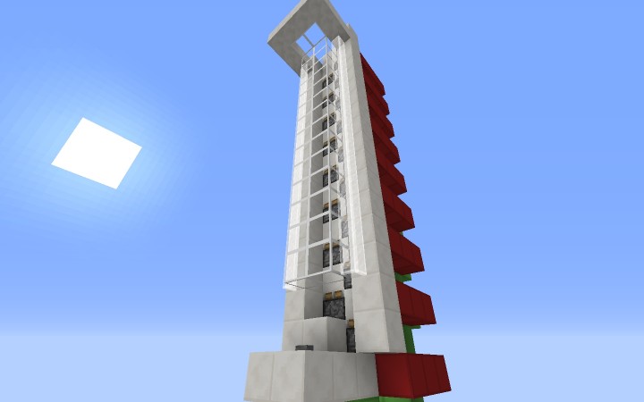 Compact piston elevator Minecraft Map