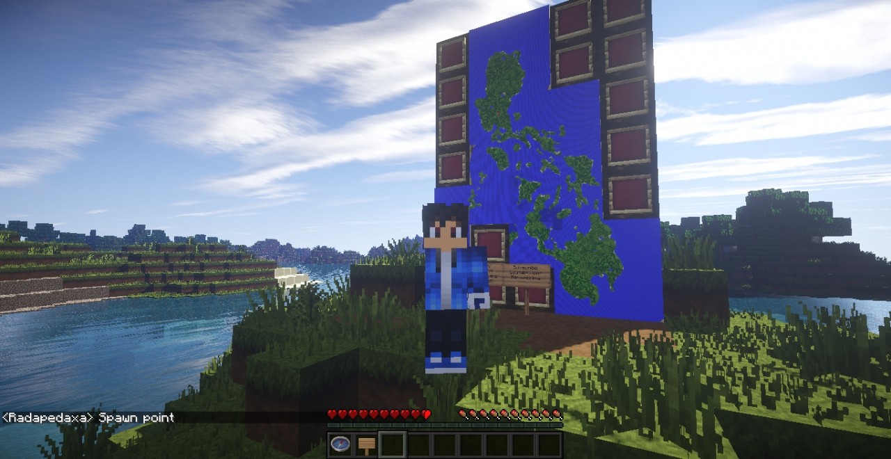 The Philippines (1024 x 768 scale model) Minecraft Map