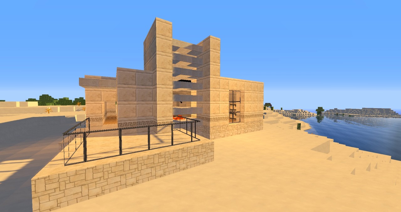 Desert villa Minecraft Map