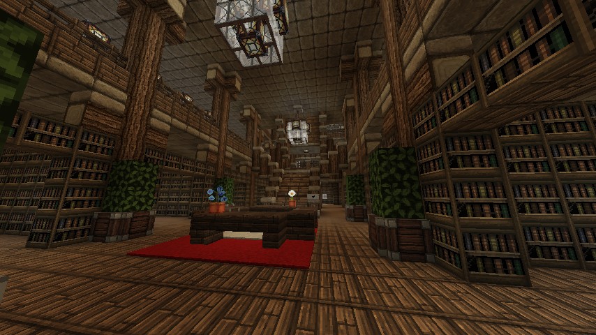 The Great Library Minecraft Map