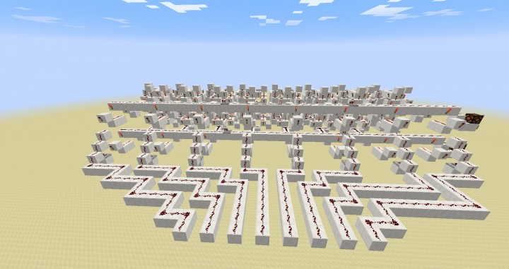 8 bit CPU - Redstone Minecraft Map