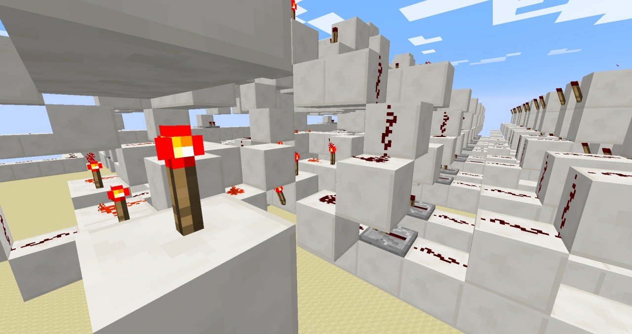 8 bit CPU - Redstone Minecraft Map