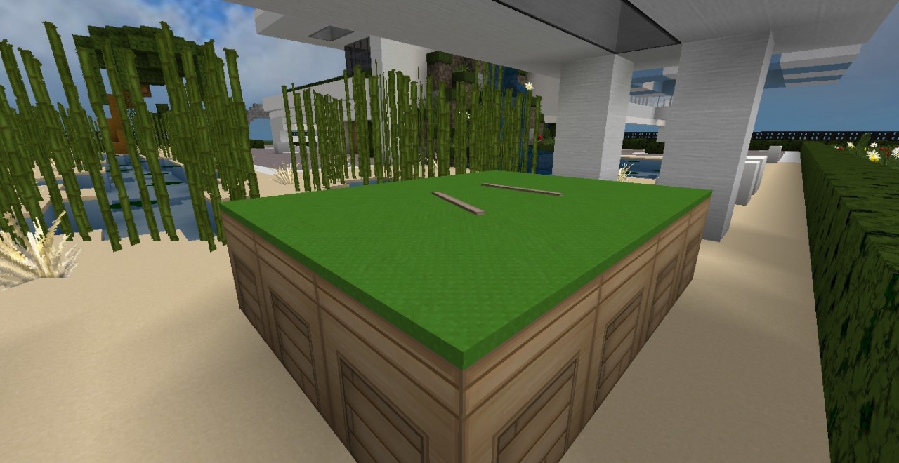 A Very Nice Modern House With An Insane Pool! #2 Minecraft Map