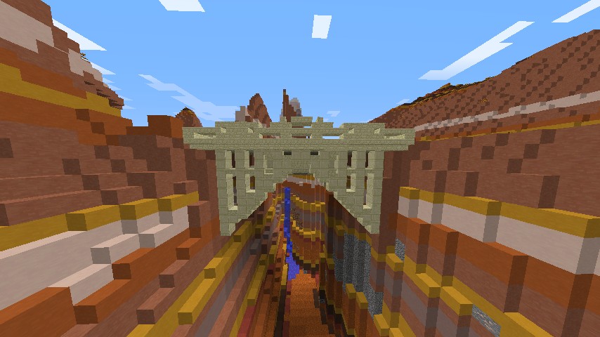 a random bridge Minecraft Map