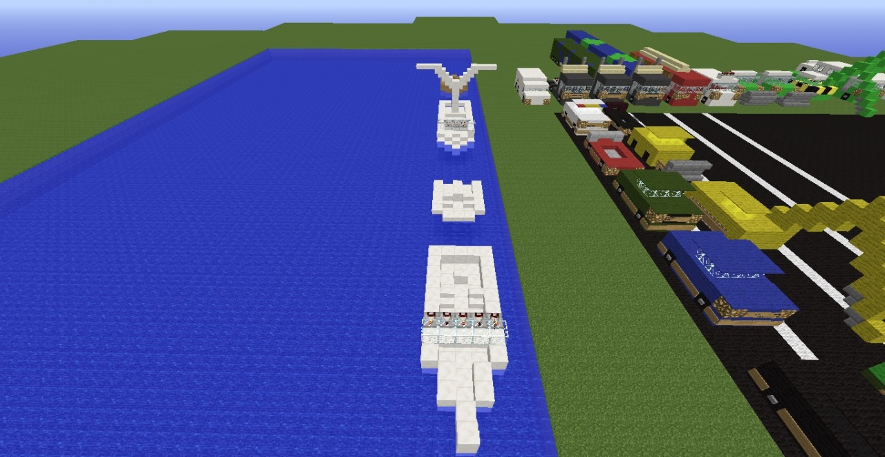 Minecraft cars, boats and planes v 0.1.0 Minecraft Map