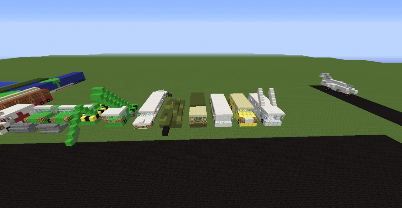 Minecraft cars, boats and planes v 0.1.0 Minecraft Map