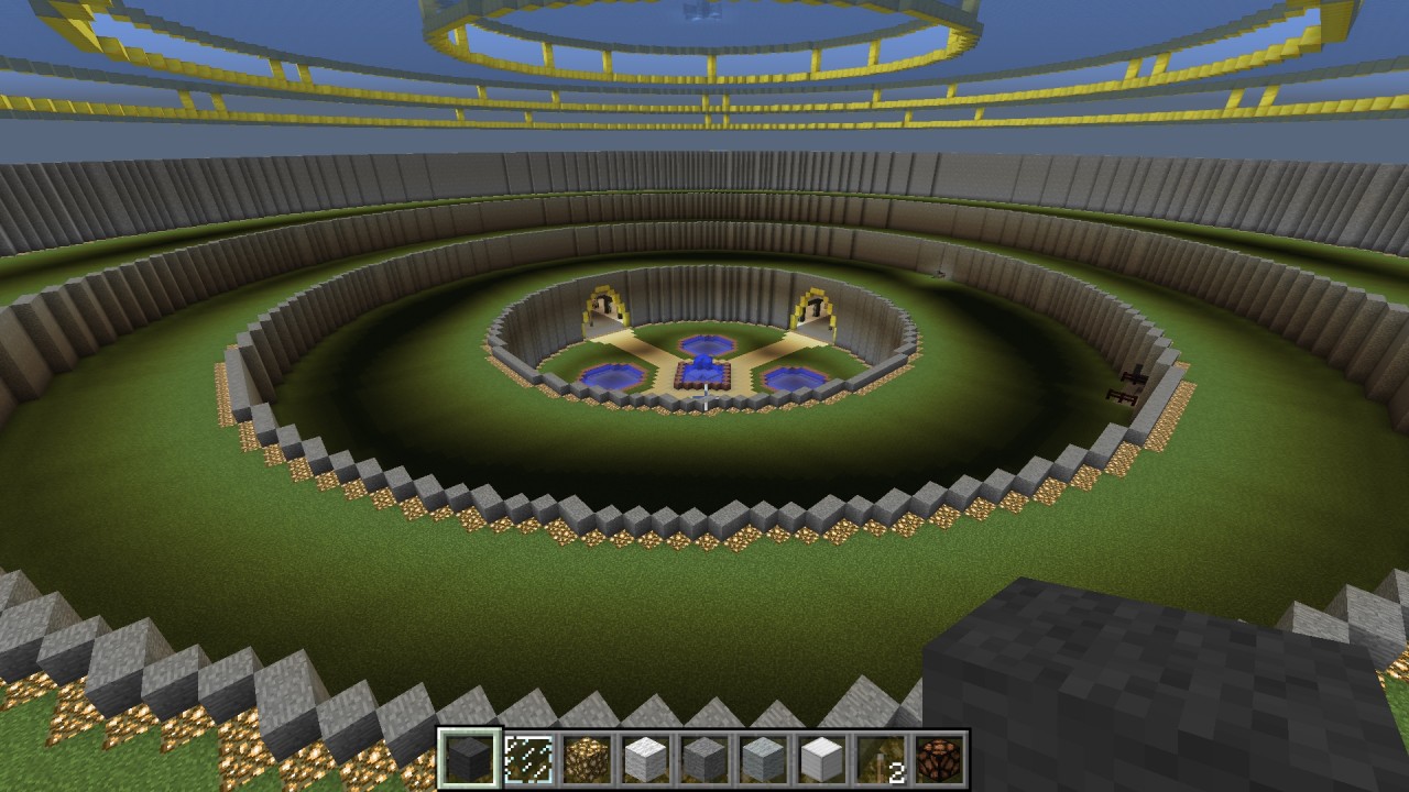 Minecraft Epic Concentric Circle Ring Server Spawn Minecraft Map