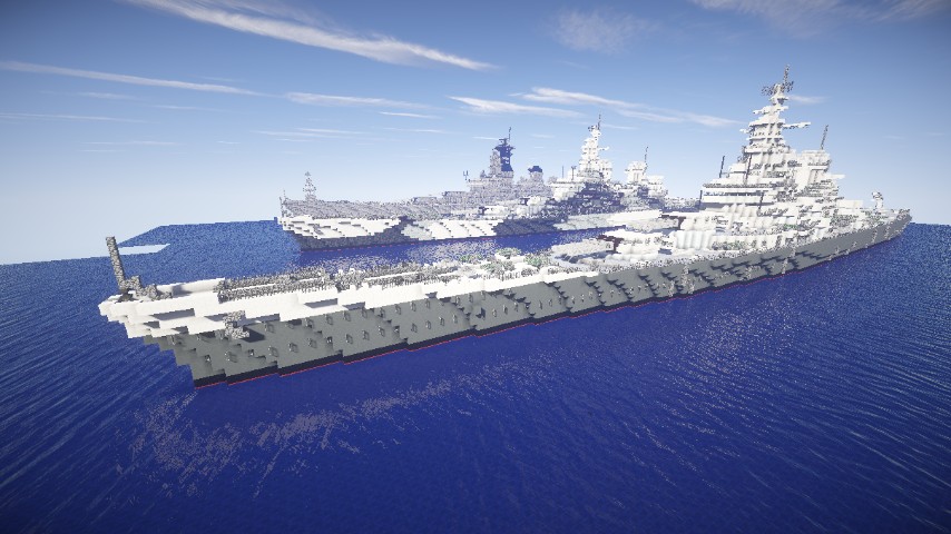 U.S.S. Battleship Missouri (BB-63) Minecraft Map
