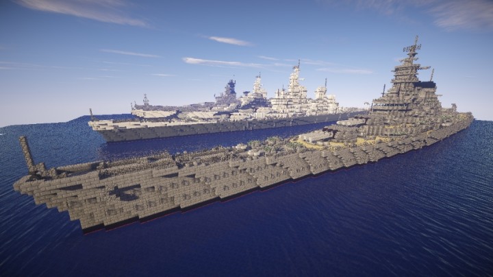 U.S.S. Battleship Missouri (BB-63) Minecraft Map