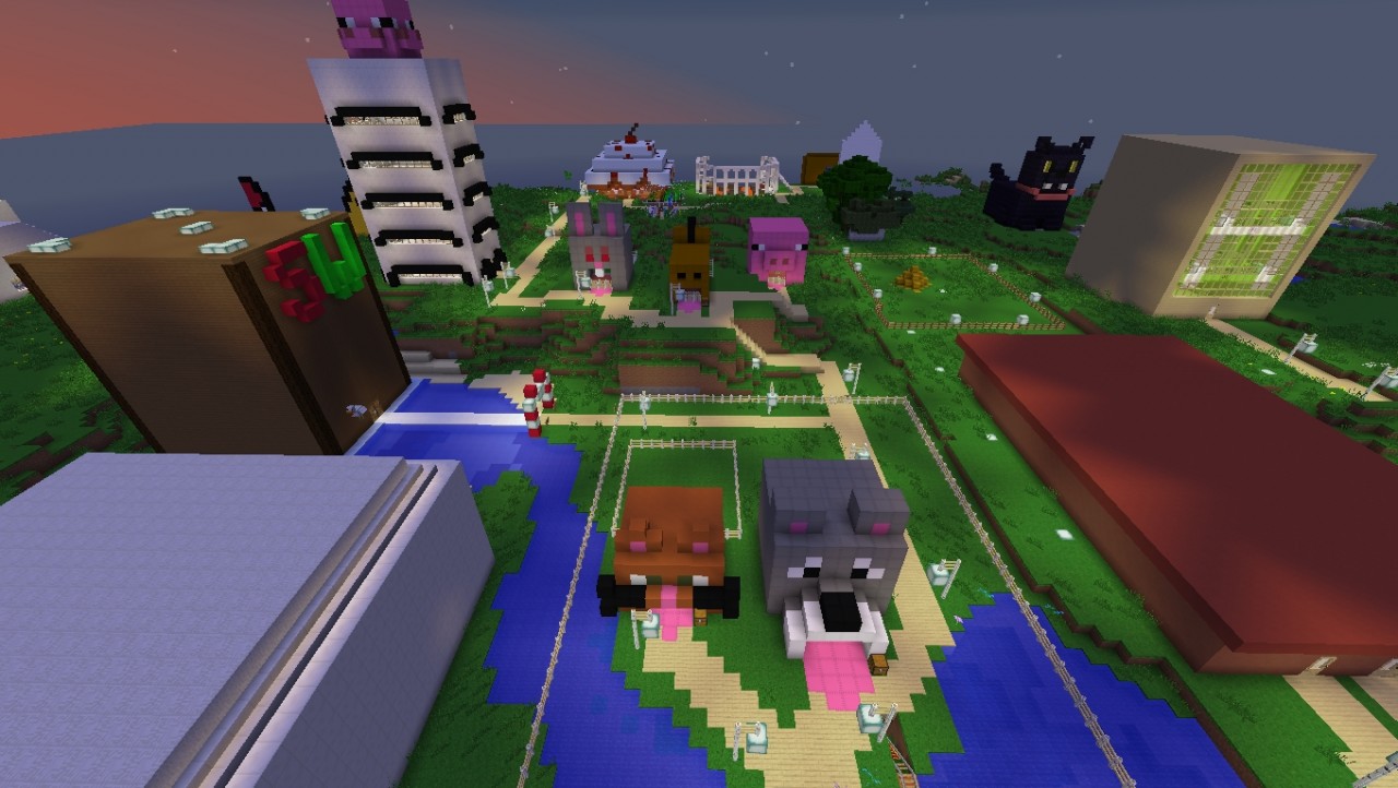 Sunshine Happy Town Minecraft Map