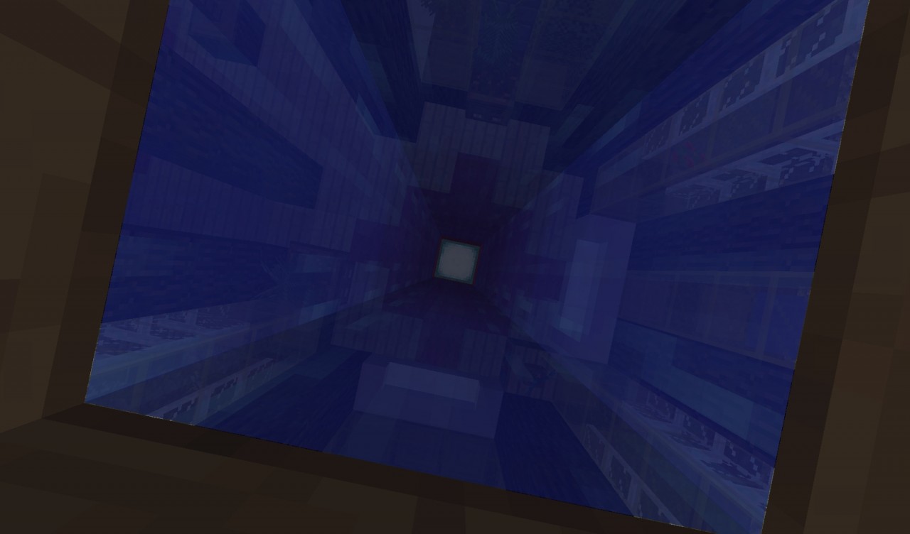 Rainbow glass castle Minecraft Map