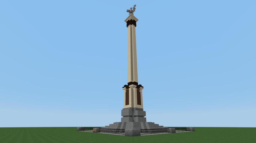 Sigismund's Column, Warsaw Poland Minecraft Map