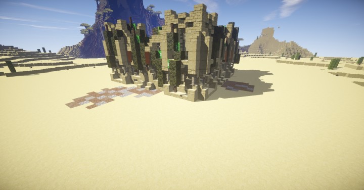 Small Desert Castle Minecraft Map