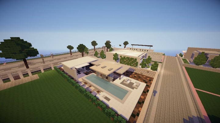 Mid Century Modern House | WoK Minecraft Map