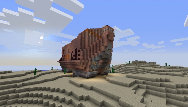Star Wars Sandcrawler Minecraft Map