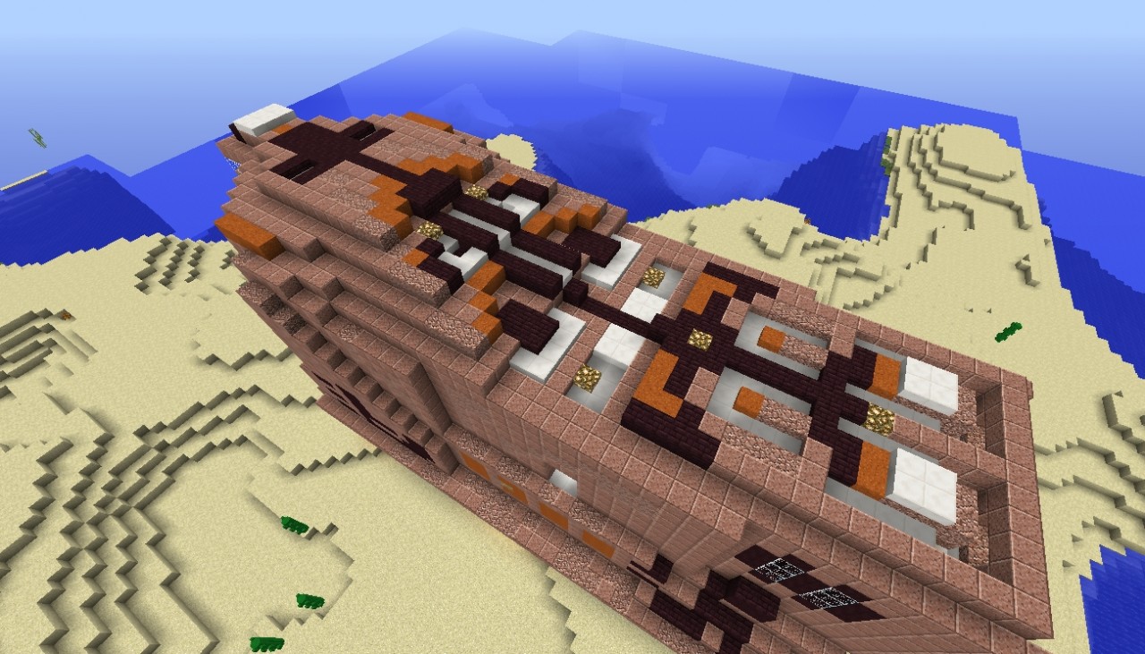 Star Wars Sandcrawler Minecraft Map