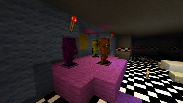 Five Nights at Freddy's Multiplayer Minecraft Map