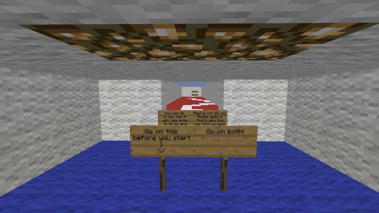 Follow the line in minecraft! Minecraft Map