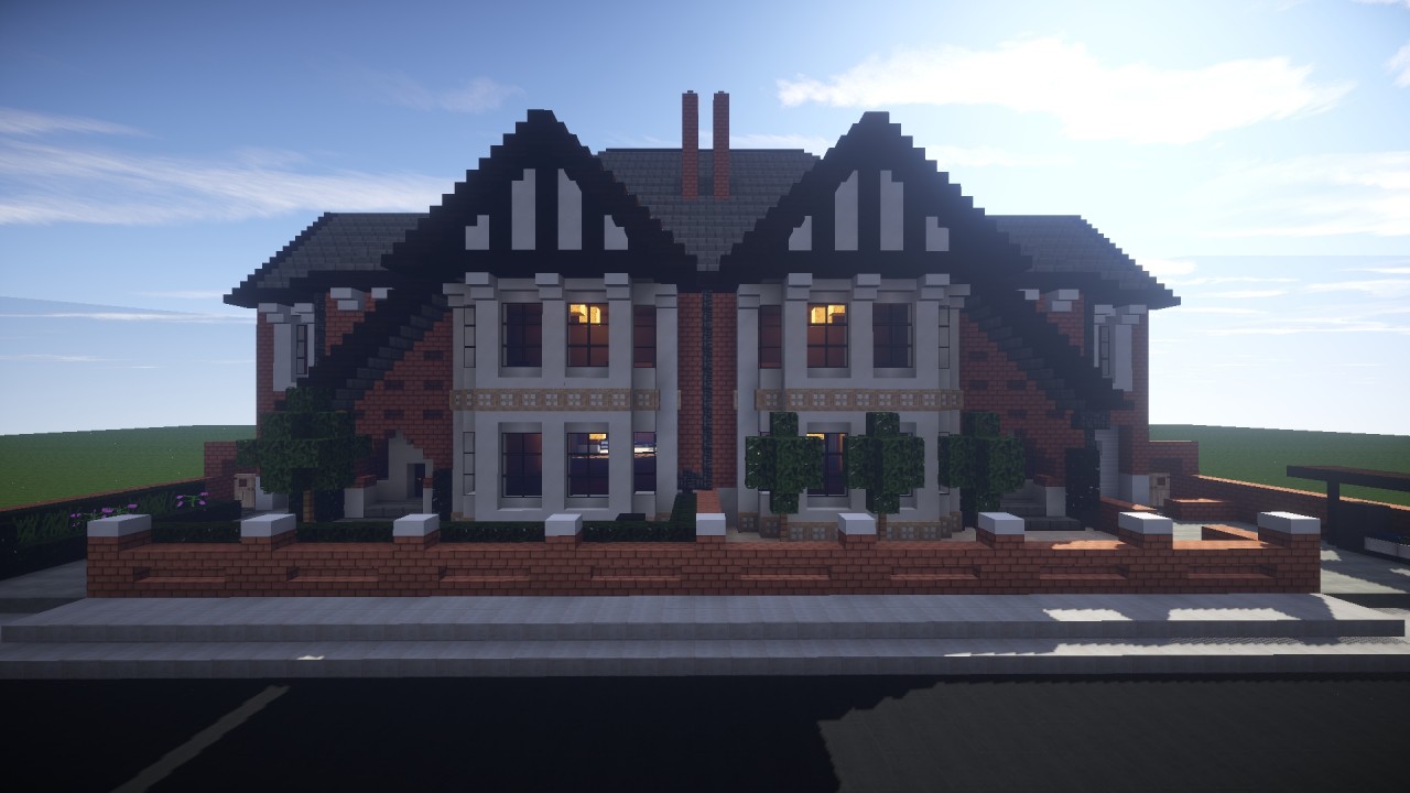 1930's British Suburban Houses Minecraft Map