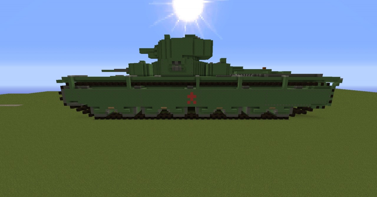 Soviet T-35 Heavy Tank Minecraft Map