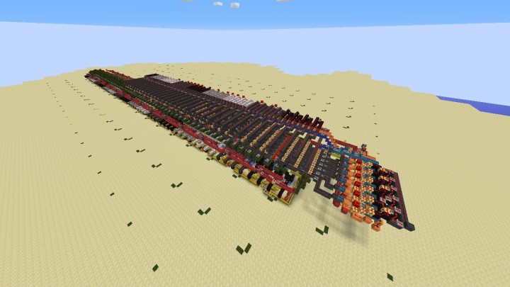MK's Binary Multiplier V2 [34/68 bit] [296x34x19] Minecraft Map