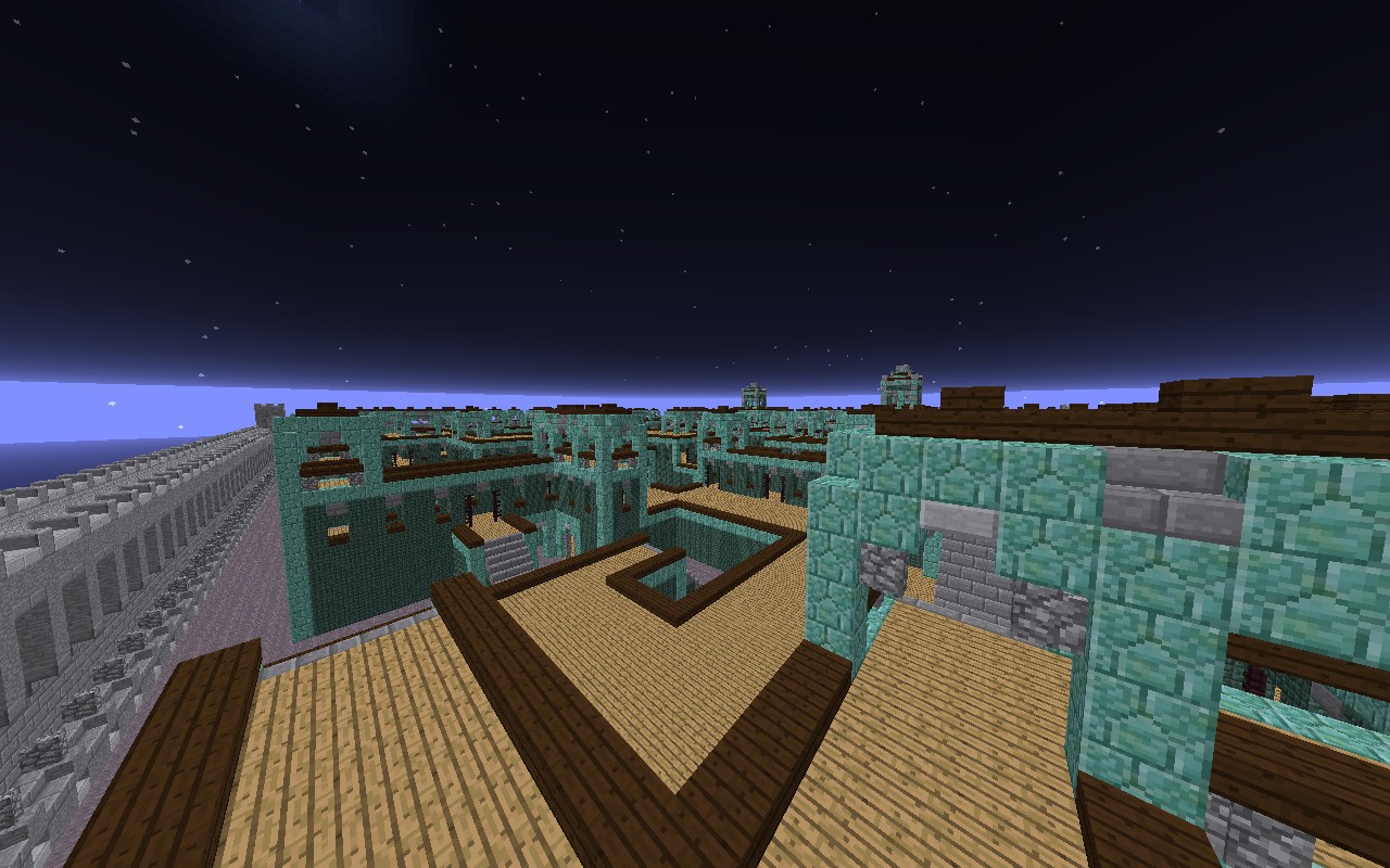 Green Village/City Minecraft Map