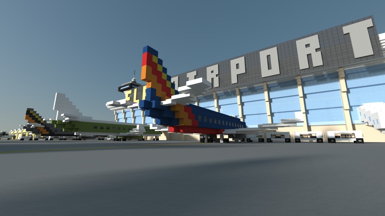 Small airport Minecraft Map