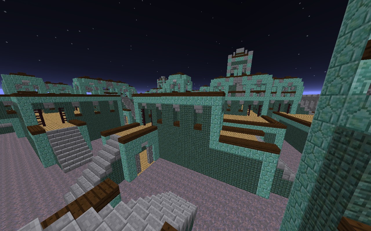 Green Village/City Minecraft Map