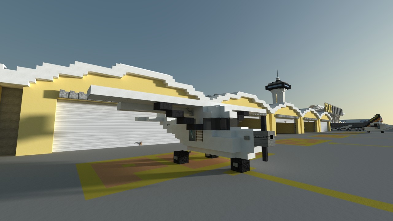Small airport Minecraft Map