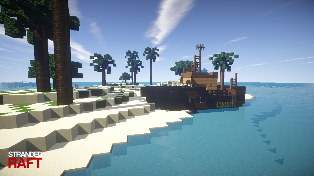 Stranded Raft Survival Map Minecraft Map