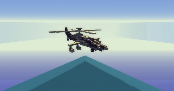 AH 64 Apache Helicopter - By SupahCas Minecraft Map