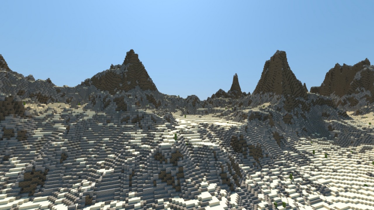 Dust: custom desert terrain by Fart_plays Minecraft Map