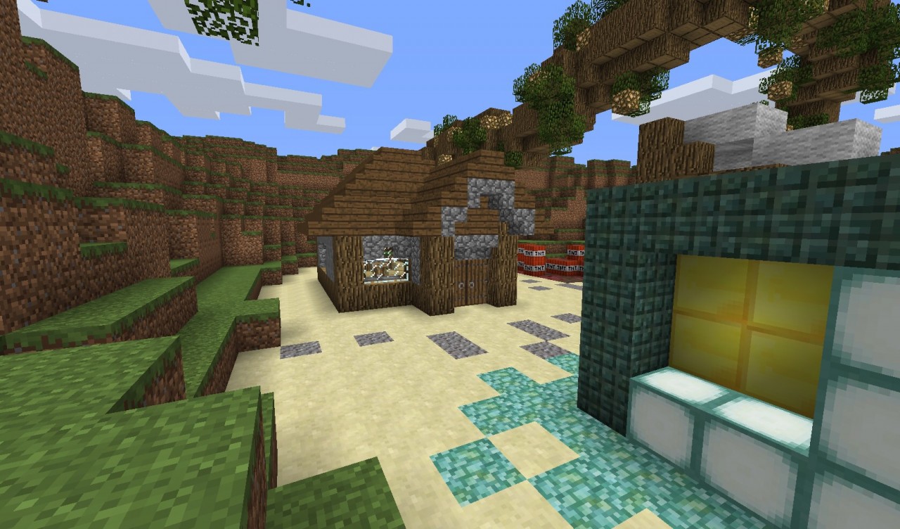 Small Hub/spawn Minecraft Map