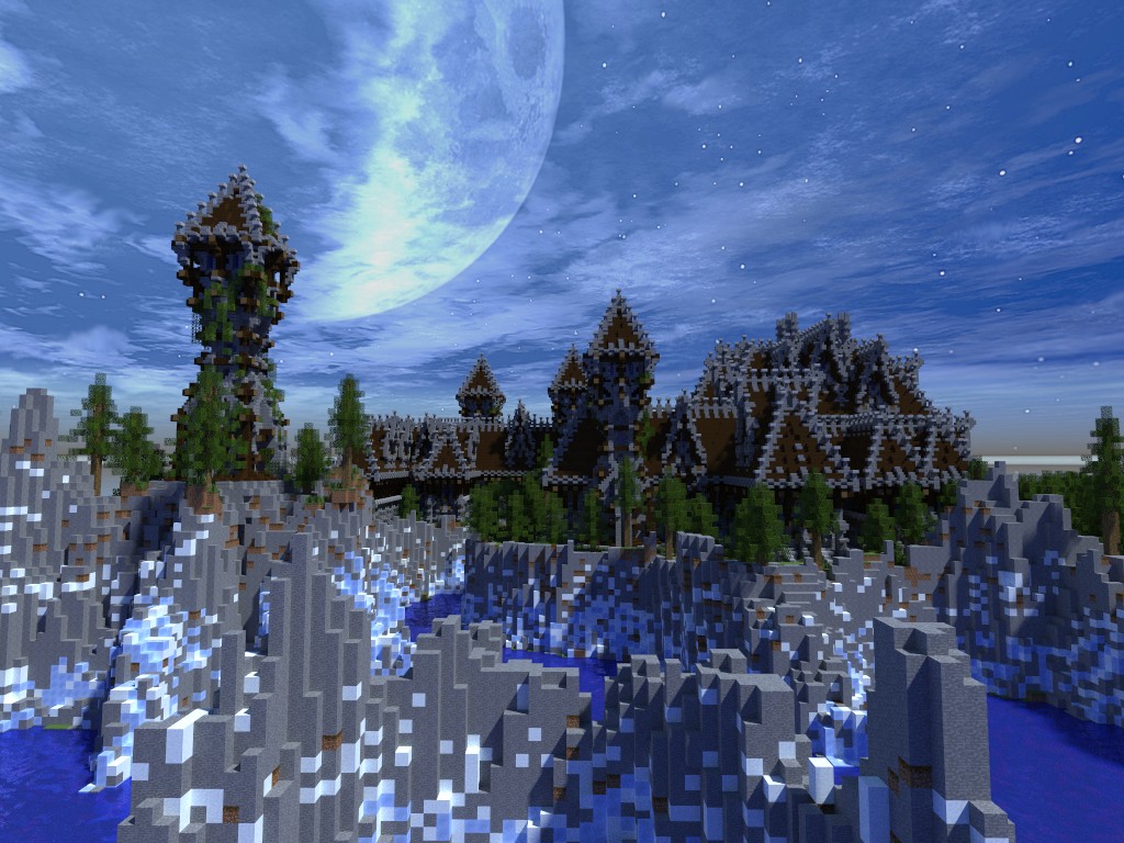 Medieval Fantasy Style Mansion - Banshee Minecraft Map