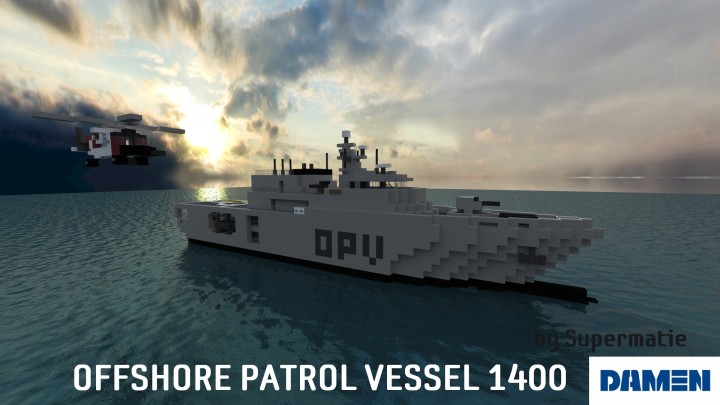DAMEN OPV 1400 Minecraft Map