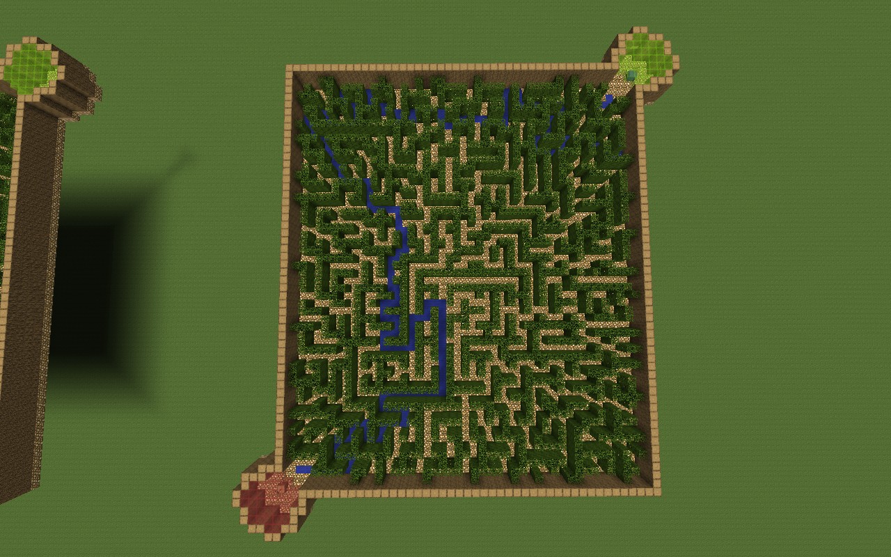 Leaf Maze [Difficulty - Hard] Minecraft Map