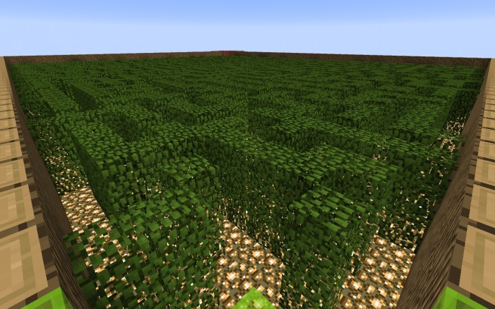Leaf Maze [Difficulty - Hard] Minecraft Map
