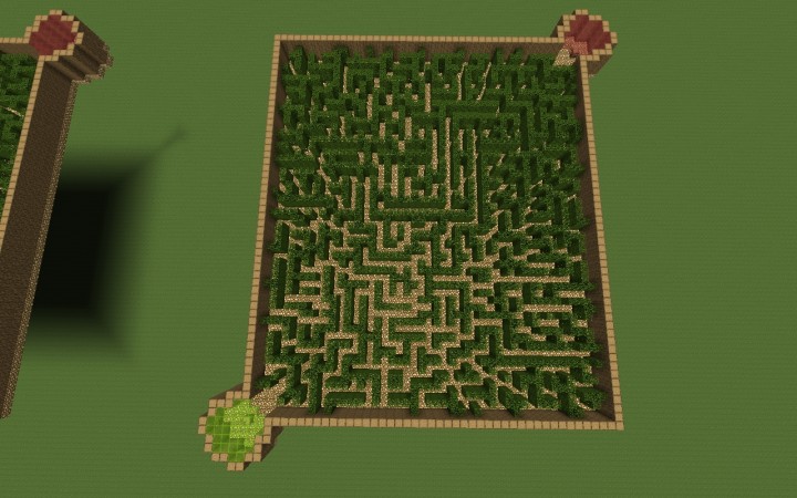 Leaf Maze [Difficulty - Hard] Minecraft Map