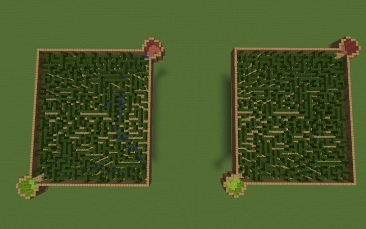 Leaf Maze [Difficulty - Hard] Minecraft Map