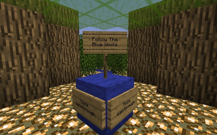 Leaf Maze [Difficulty - Hard] Minecraft Map