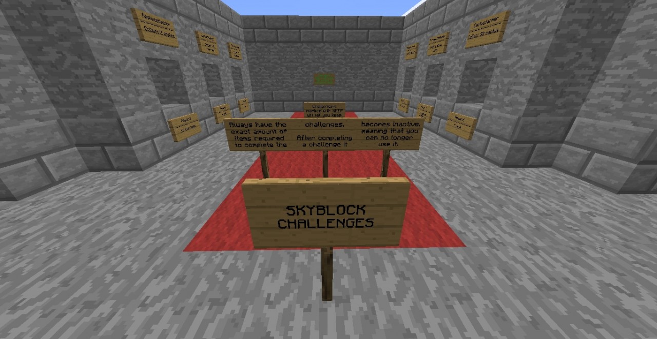 SkyBlock Remade Minecraft Map