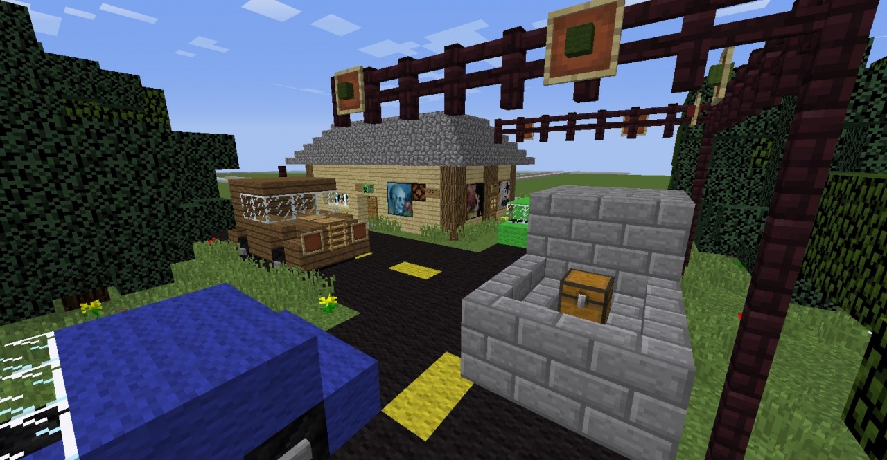 Minecraft Minertown 1927 South County Minecraft Map