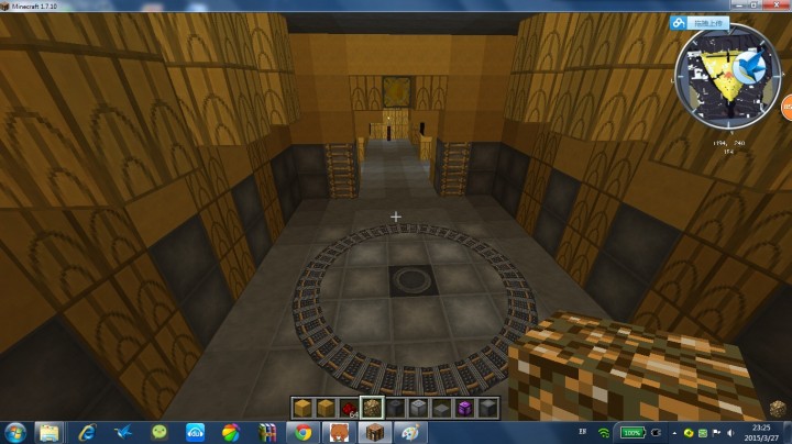 Stargate SG1 Ha'tak vessel with detailed interior Minecraft Map