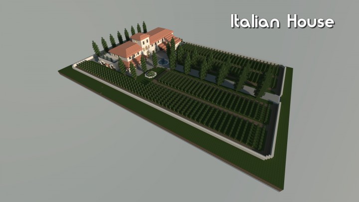 Italian/Tuscan house Minecraft Map