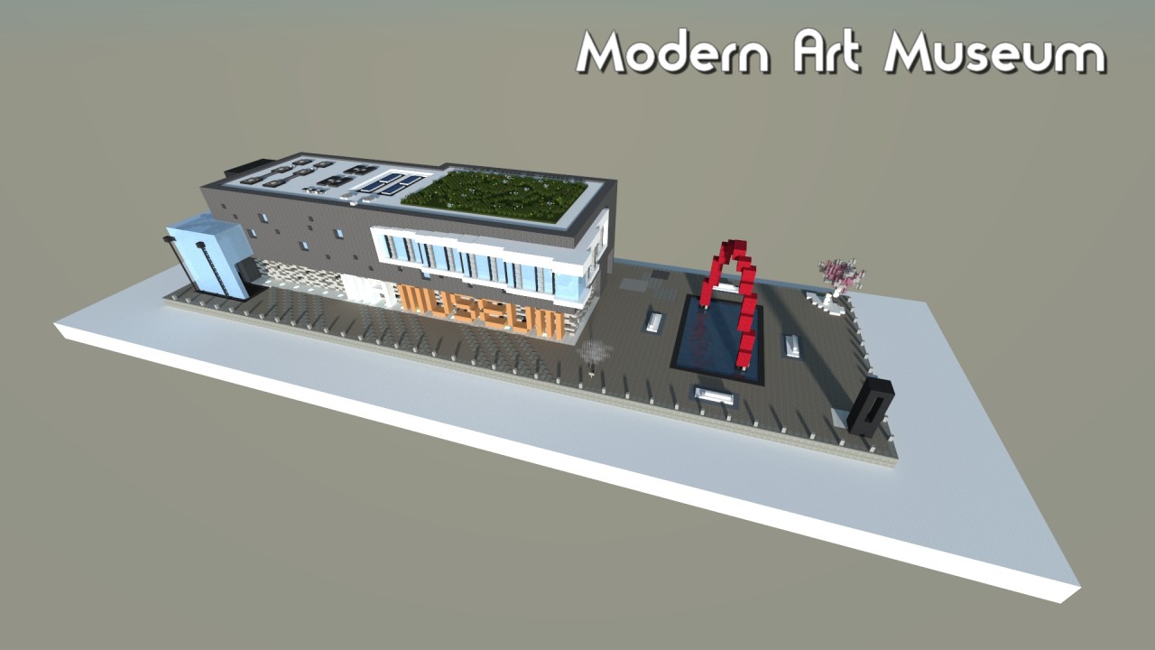 Modern art museum Minecraft Map