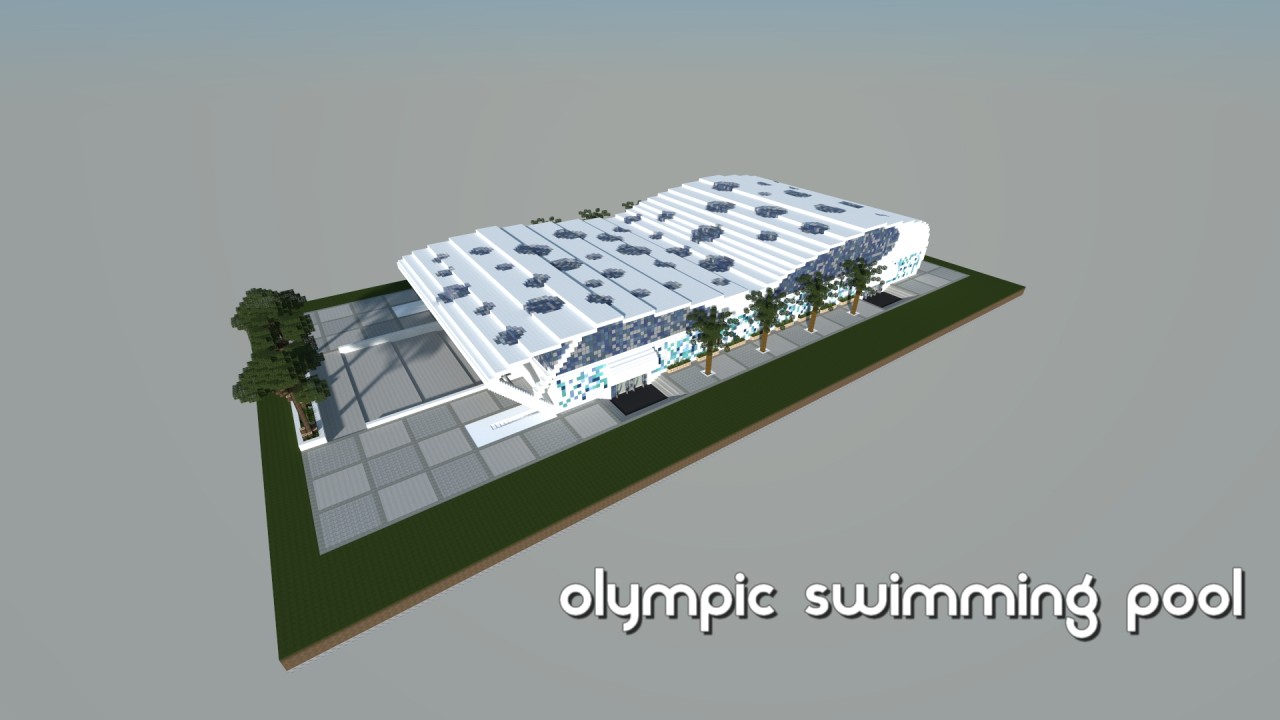 Olympic swimming pool Minecraft Map