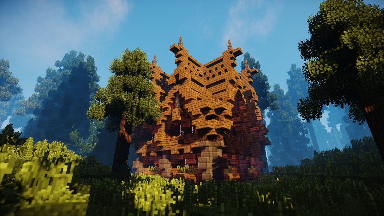 Bundle of my medieval/fantasy builds Minecraft Map