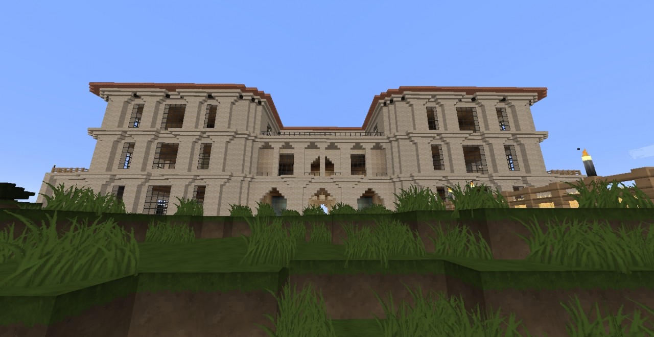 Large Mediterran Villa Minecraft Map